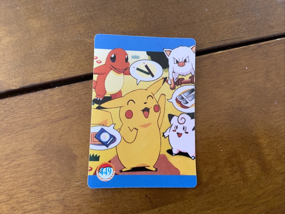 Pokemon MEWTWO Pikachu BLASTOISE Holo PRISM Japanese VENDING Set ...