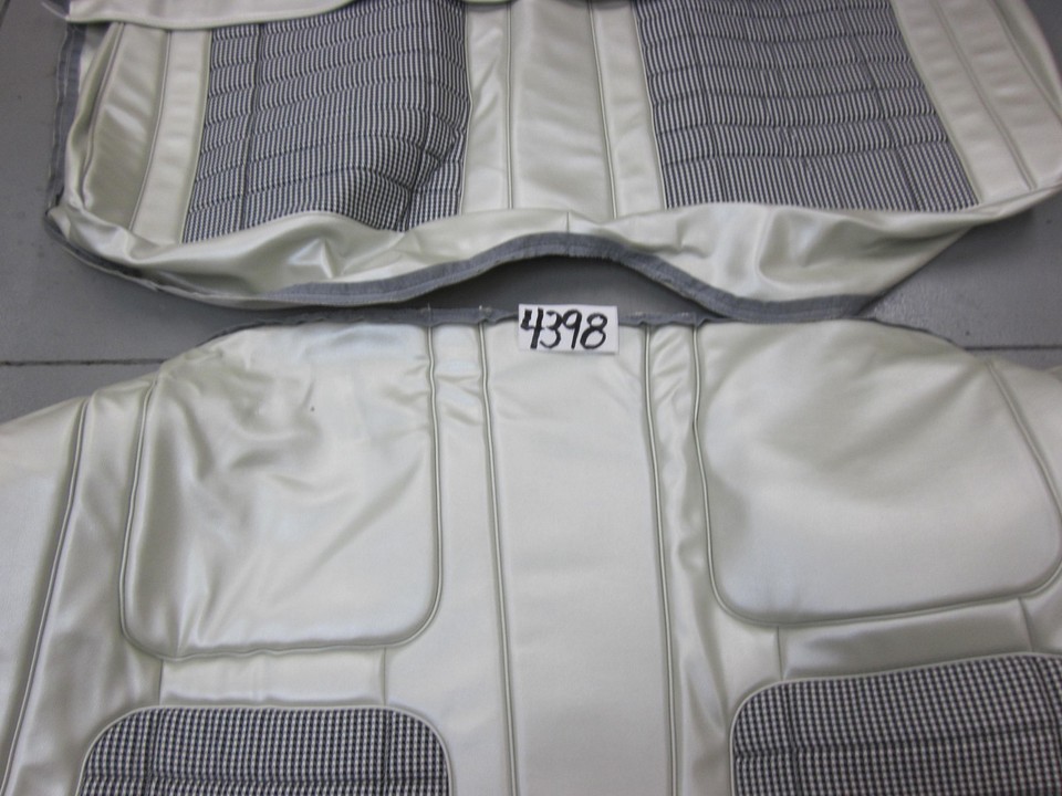 1968 Camaro Deluxe Pearl Parchment Houndstooth Interior Seat Covers ...