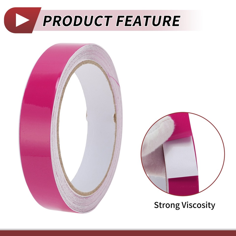 Pinstripe Tape 30mmx10m for Car Motorcycle and Boat Glossy Rose Red | eBay