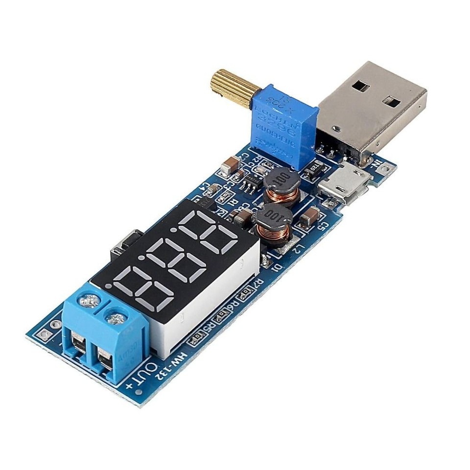 Step Up Step Down USB Buck Boost Converter Voltage Regulator Electronic ...
