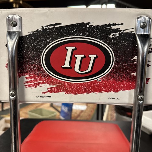 Vintage Indiana University Stadium Seat Foam Foldable Bleacher Bench ...