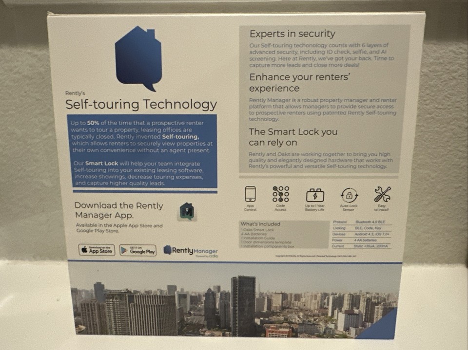 Rently Manager Smart Lock | eBay