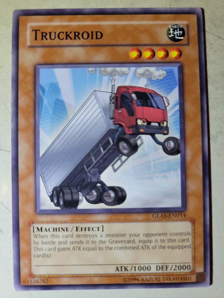 Yugioh Truckroid Unlimited Edition GLAS-EN014 | eBay