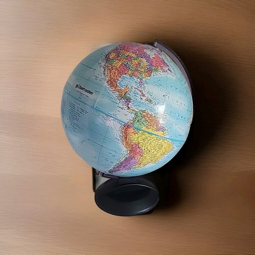 Globemaster 12" Inch Diameter Rotating Raised Textured Surface Globe | eBay