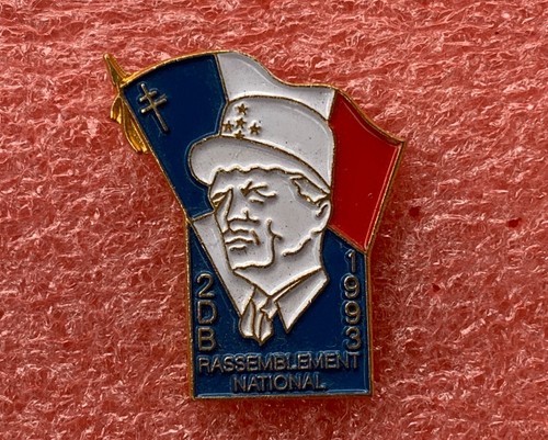 T14 Pins MILITAIRE WWII GENERAL LECLERC Blindés 2DB Rassemblement ...