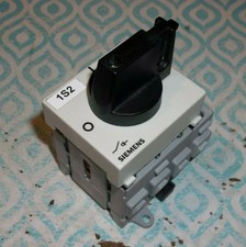 Siemens 3ld2517-0tk11 Rotary Disconnect Switch 63a Three Pole / Missing ...