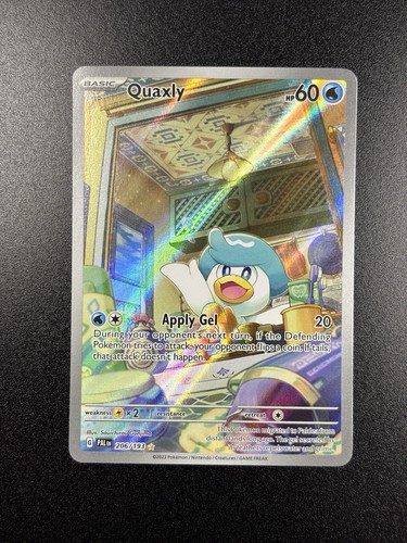 Pokemon TCG Quaxly 206/193 Paldea Evolved Illustration Rare Full Art ...