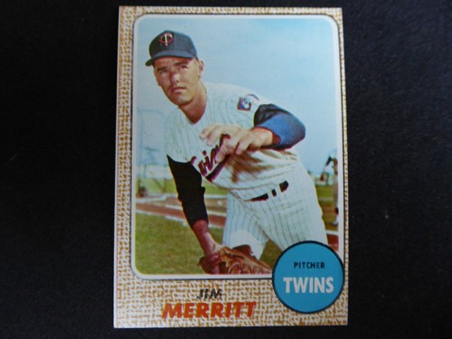 1968 TOPPS Baseball # 64 - Jim Merritt - Minnesota Twins | eBay