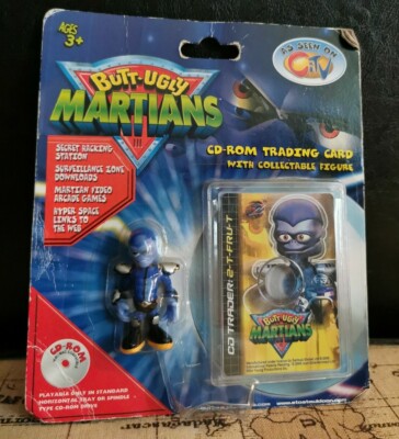 Butt Ugly Martians Figure With CD-ROM Card - CITV Hasbro BNIB 2-T-FRU-T ...