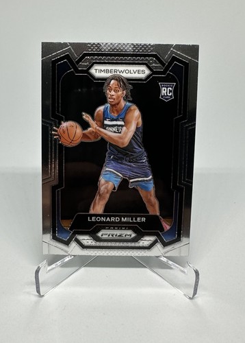 Leonard Miller RC 2023-24 Panini Prizm Minnesota Timberwolves #155 | eBay