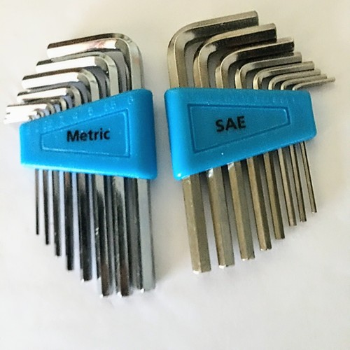 Channellock Allen Wrench Key Set of 16 - Metric and SAE - Free USA ...