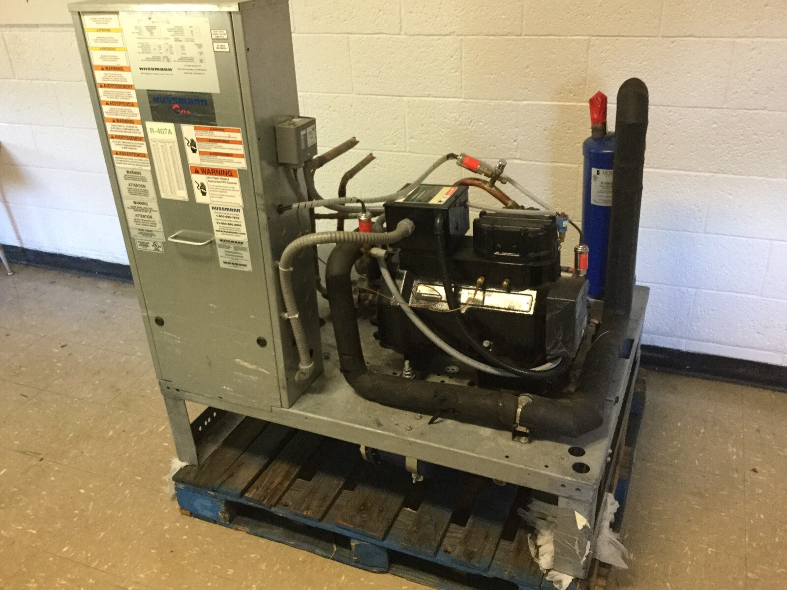 Hussmann Copeland Discus Compressor Remote Roof Hermetic Refrigeration ...