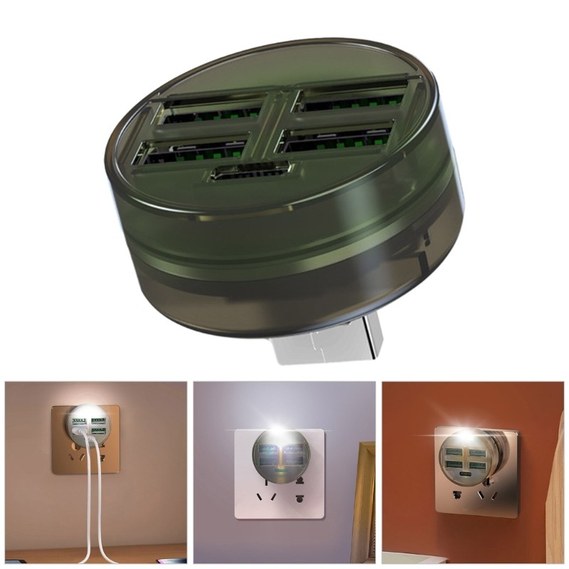 USB Hub 4 Port USB Extension Hub Multiport Adapter USB Splitter High ...