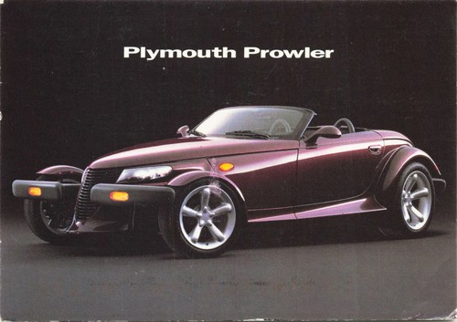 Plymouth Prowler Car Ad Vintage Continental Postcard Posted | eBay