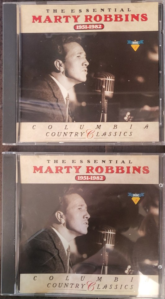 MARTY ROBBINS "THE ESSENTIAL MARTY ROBBINS 1951-1982" (1991) 2 CD BOX ...