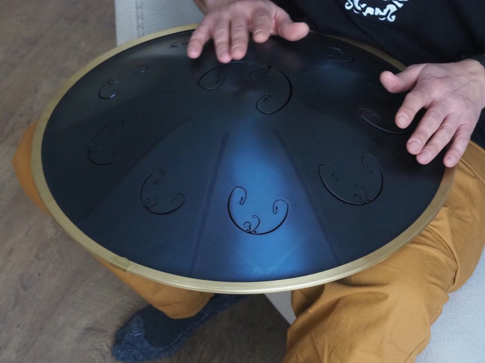 RAV Vast Indigo B Celtic Double Ding Steel Tongue Drum Handpan | eBay