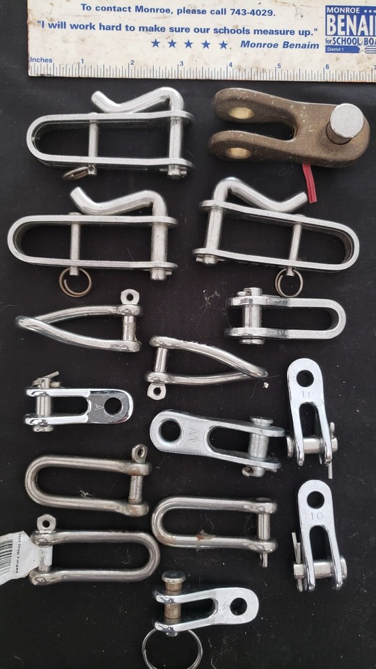 Lot of Sailboat Standing and Running Rigging, Deck Hardware. | eBay