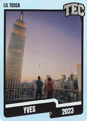 Lil Tecca Tec Trading Cards "YVES" 2023 | eBay