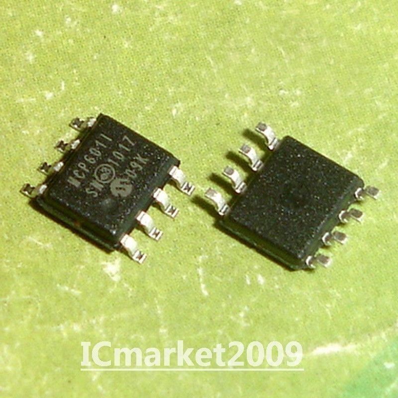 10 PCS MCP601-I/SN SOP-8 MCP601 SMD 2.7V to 5.5V Single-Supply CMOS Op ...