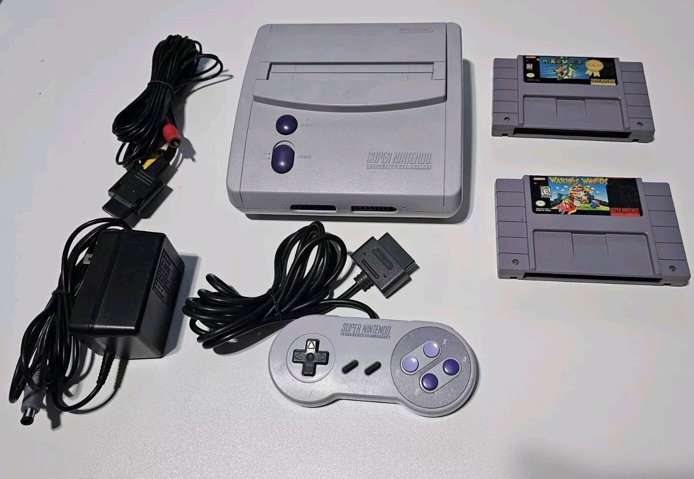 Lot Super Nintendo SNS-101 SNES Junior Jr Console Power Cable 1 ...