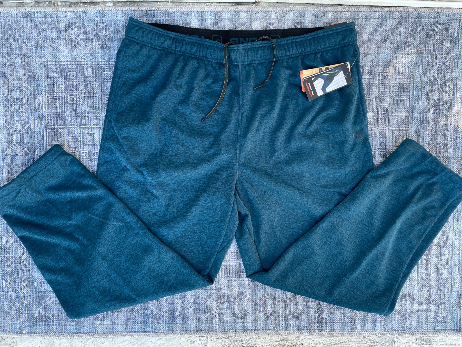ANDI Men Basket Ball Pant Slim Fit Fleece Blue Pant Ative Wear Size 3XL ...