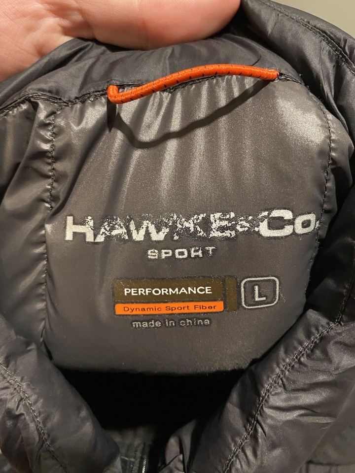 HAWKE & CO. Jacket Men’s Size Large Sport Performance Black Dynamic ...