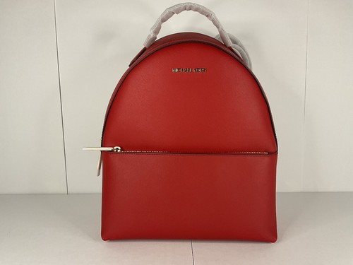 Sheila Medium Faux Saffiano Leather Backpack