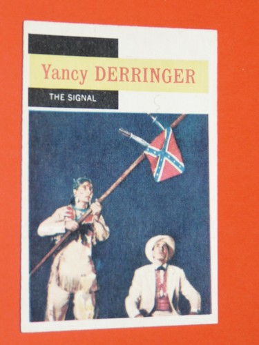 A & BC GUM CARD 1959 WESTERN SERIES TV YANCY DERRINGER JOCK MAHONEY #6 ...