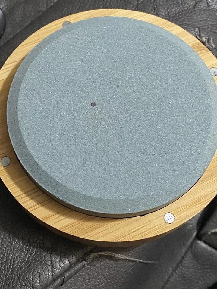 Round Dual Grit Sharpening Stone Axe Blade Edge Sharpener Lansky Puck ...