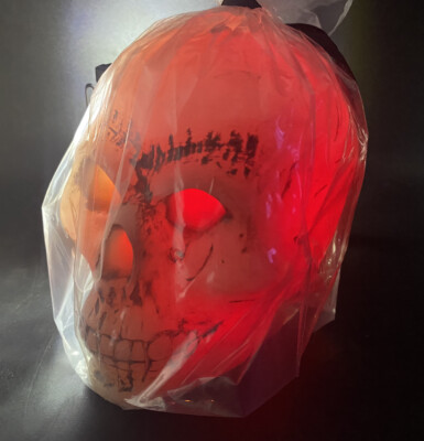 BLEEDING SKULL HALLOWEEN CANDLE (Filled with Red Wax) (4.5x4.5) | eBay