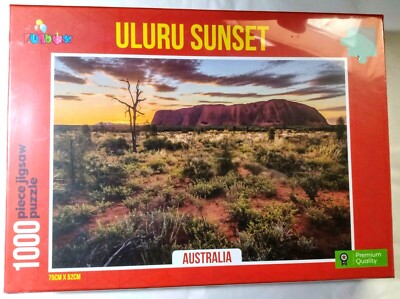 Uluru Sunset Australia - 1000 Piece Jigsaw Puzzle 75 cm x 52 cm Funbox ...