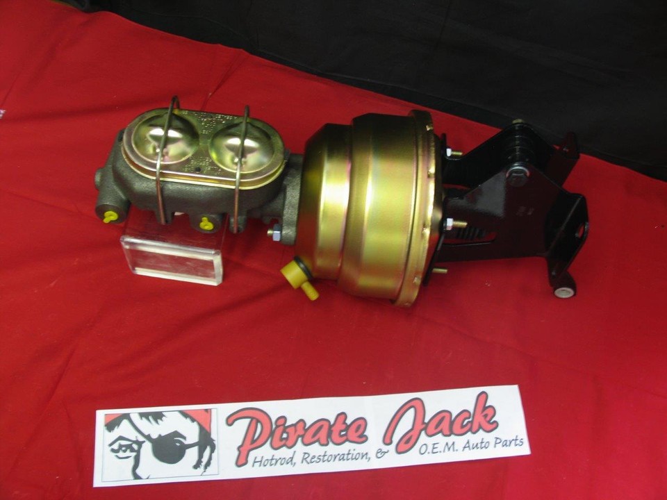 8" Dual Power Brake Booster Kit Including Valve 1974-1986 Fits Jeep CJ7 ...