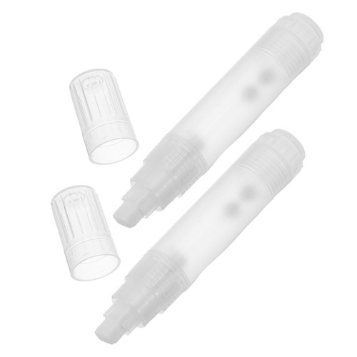 2 Pcs Fillable Paint Pen Refillable Marker Empty Acrylic Pens Markers ...