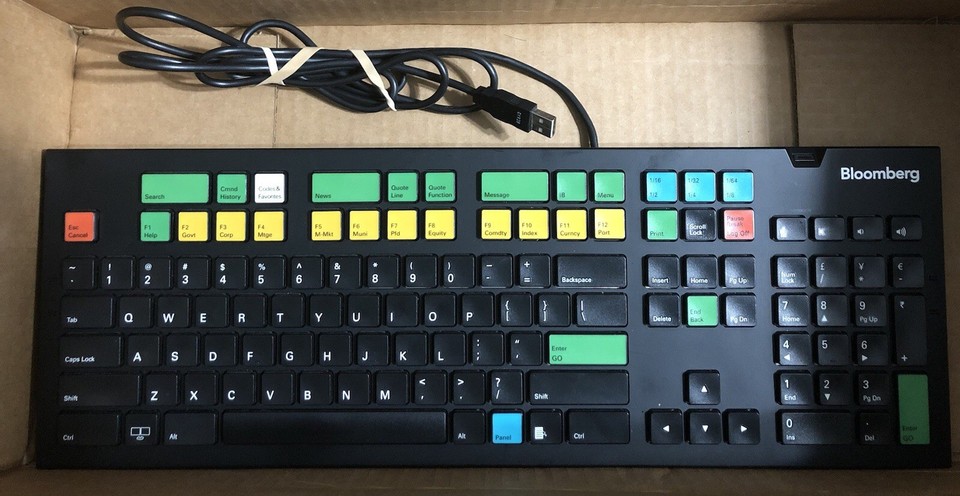 Bloomberg STB100 Wired USB Black Keyboard | eBay