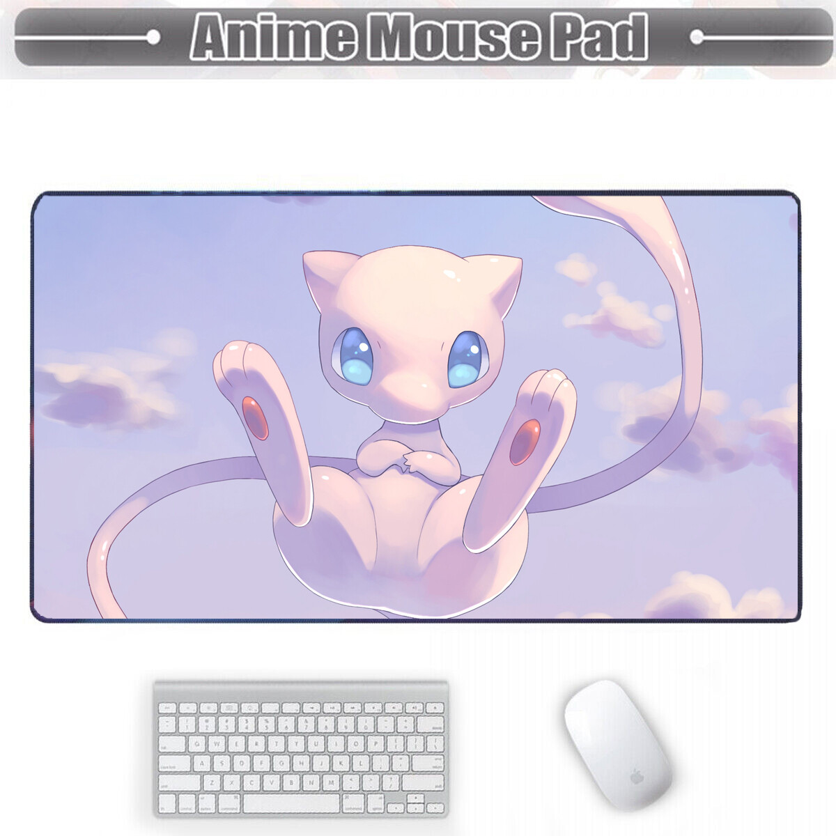 Board Card Game Pokemon Mew HD Print Mouse Pad PTCG CCG MTG Games Play ...