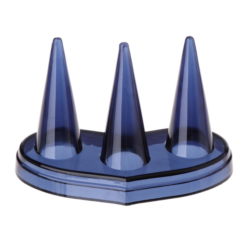 3 Fingers Display Stand Black Velvet Holder for Jewelry Storage Rack | eBay