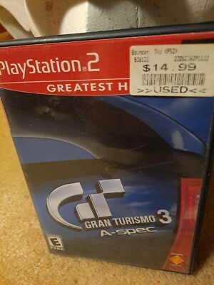 Gran Turismo 3 A-spec - GH Playstation 2 PS2 - Complete CIB - Tested ...