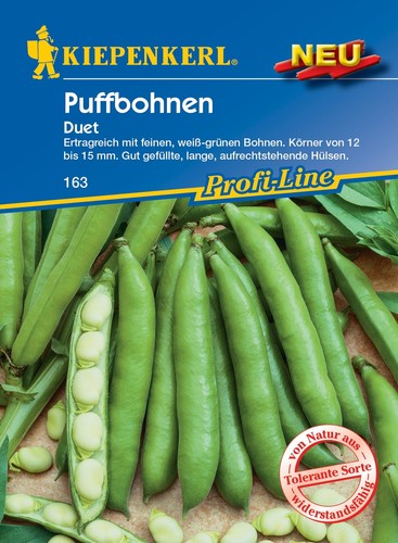 Puffbohne * Duet * MHD 01/26 Dicke Bohne Vicia faba Kiepenkerl 163 ...