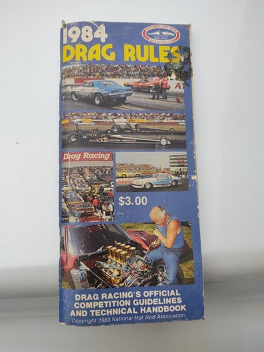 1984 NHRA Drag Racing Rule Book | eBay
