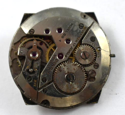 Vintage Benrus Manual Wind 17J Model BB4 Wrist Watch Movement lot.a3 | eBay