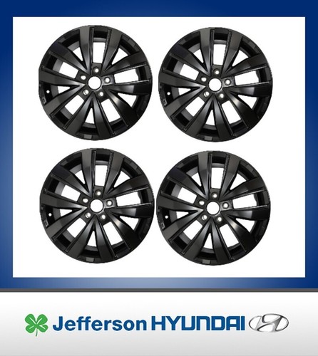 Genuine Hyundai i30 18' Black Alloy Wheels Set of 4 | eBay Australia