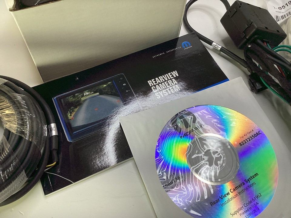 Dodge Ram Backup Rearview Camera Kit Genuine Mopar Jeep Back Up ...