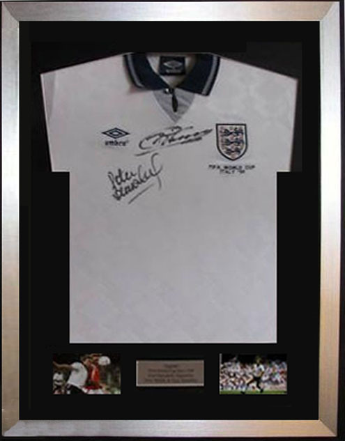 FRAME FOR FOOTBALL SHIRT-SIGNED SHIRT FRAME-FREE PLAQUE **EBAYS NO1 ...