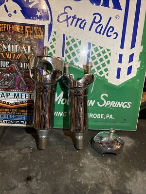 Harley Springer Fxsts Heritage Softail Handlebar Riser Chrome 4” 4.25 ...