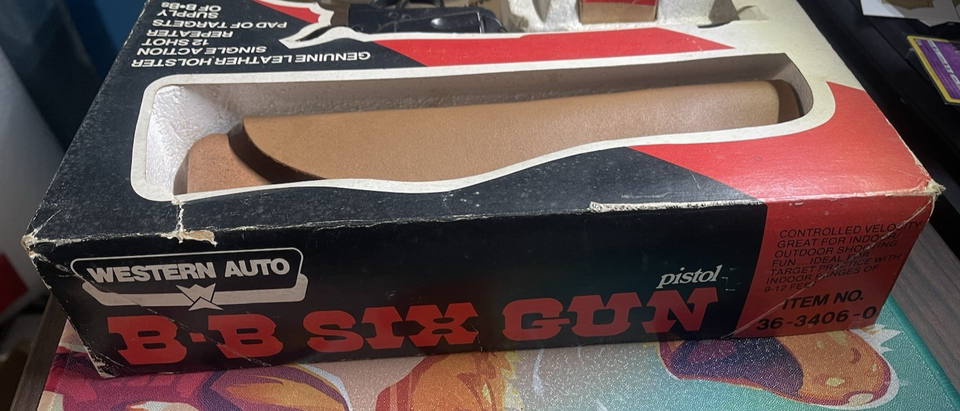 Daisy Model 179 Western Auto BB six Gun set Spittin Image w/ Box ...