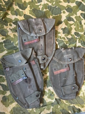 US Army Vietnam War M56 E-tool Shovel Covers WORKING CONDITION | eBay