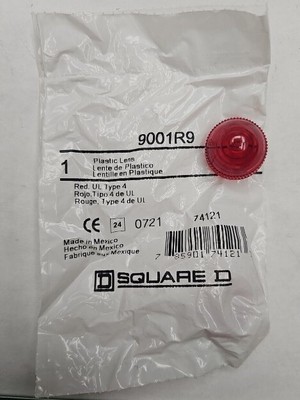 Square D 9001R9 Red Plastic Pilot Light Lens - New In Box | eBay