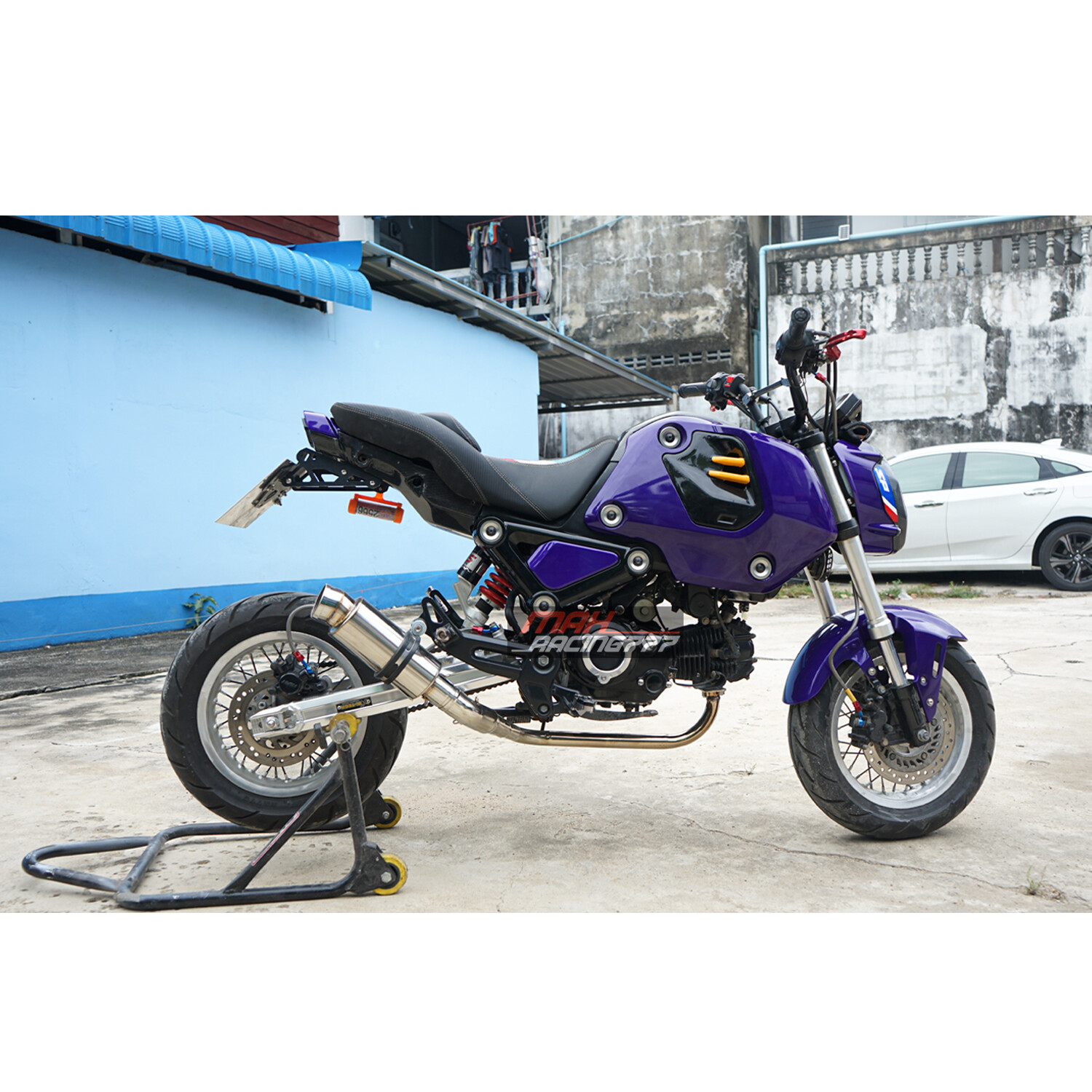 HONDA NEW MSX GROM 125 21 - 2023 7PC BODY PANELS FRAME BODY purple | eBay