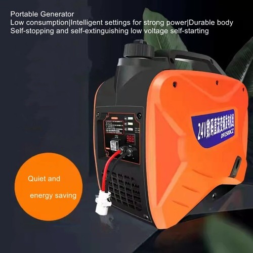24V DC Gasoline Generator for Large Trucks Portable Inverter DC Battery ...