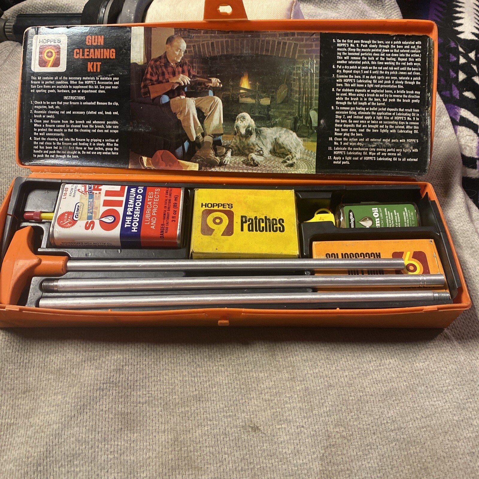 Vintage HOPPE'S Gun Cleaning Kit All Purpose for Rifle & Shotgun - | eBay